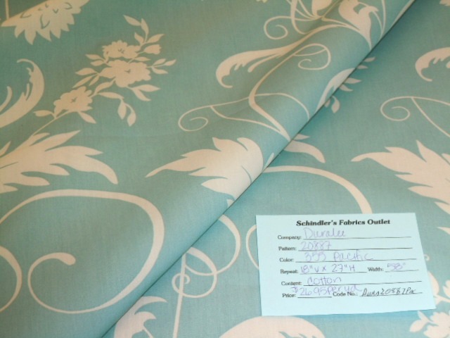 Duralee Fabrics Pattern Tinley Color Pacific