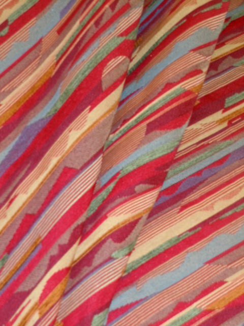 Pattern Montenegro Color Red woven upholstery fabric