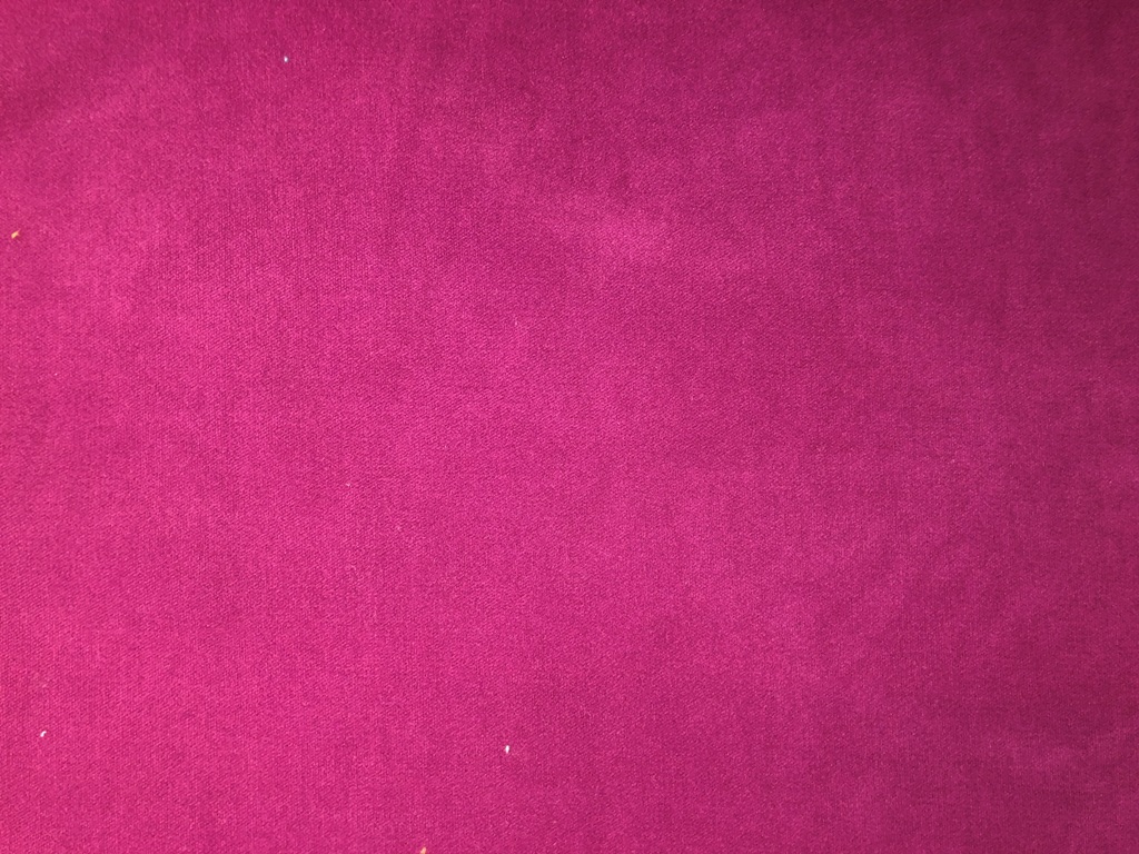 Color Fuchsia Velvet upholstery fabric