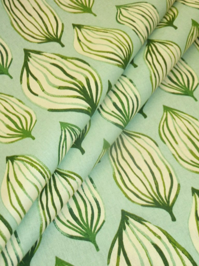Waverly pattern Tropical Leaf color Verte